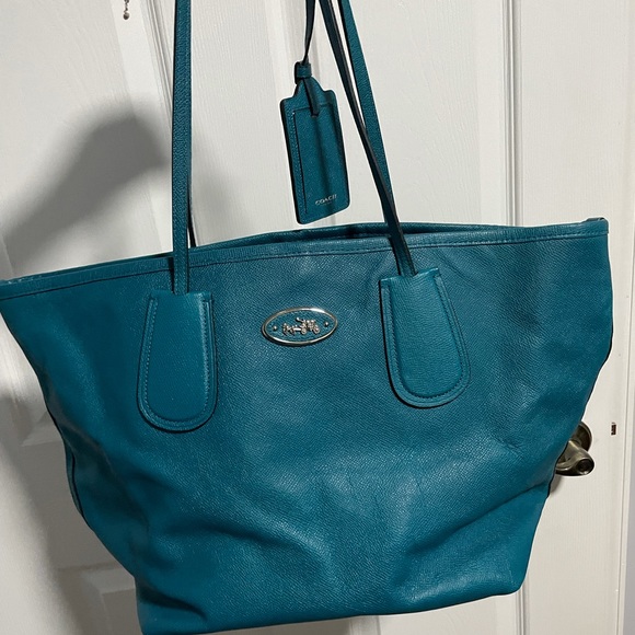 Coach | Bags | Coach Teal Womans Bag | Poshmark